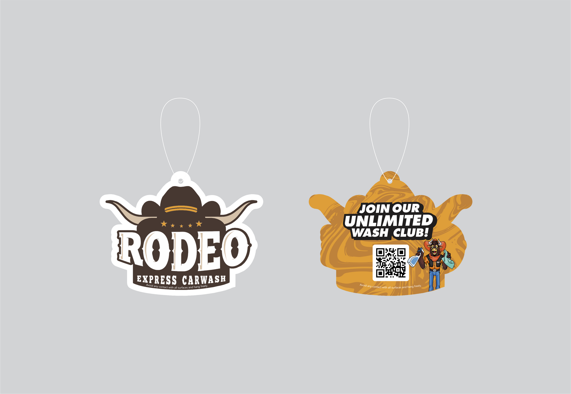 Rodeo Express Car Wash – Air Freshener Marketing