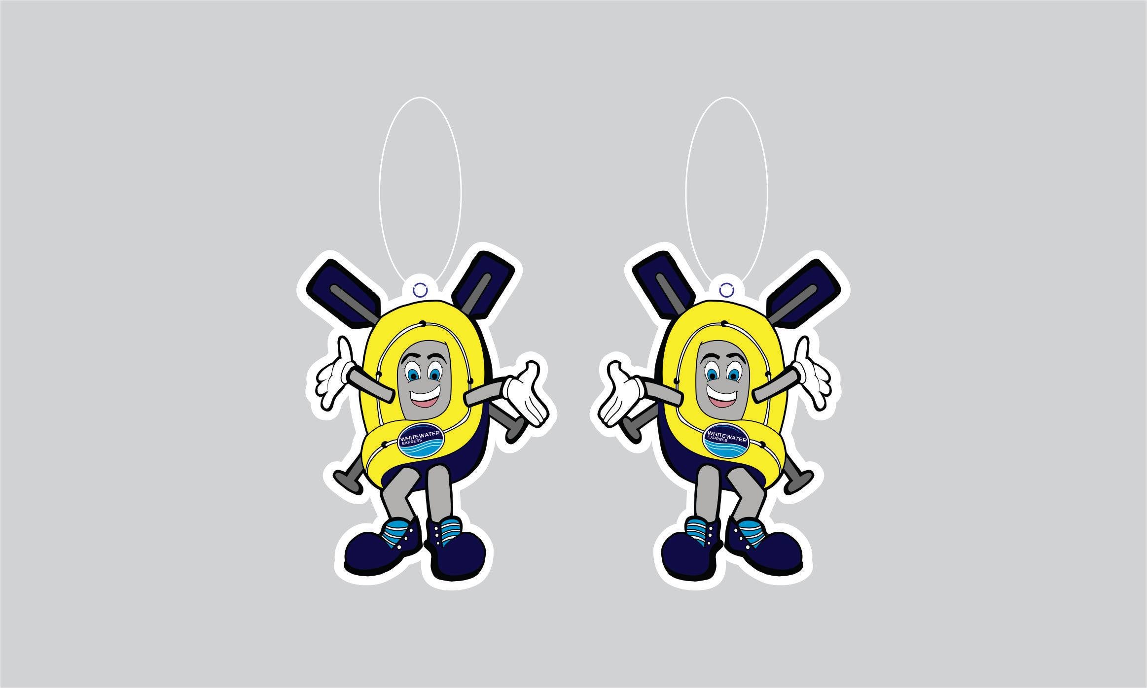 WhiteWater Express Custom Air Fresheners (1,000 units per case. Prepai ...